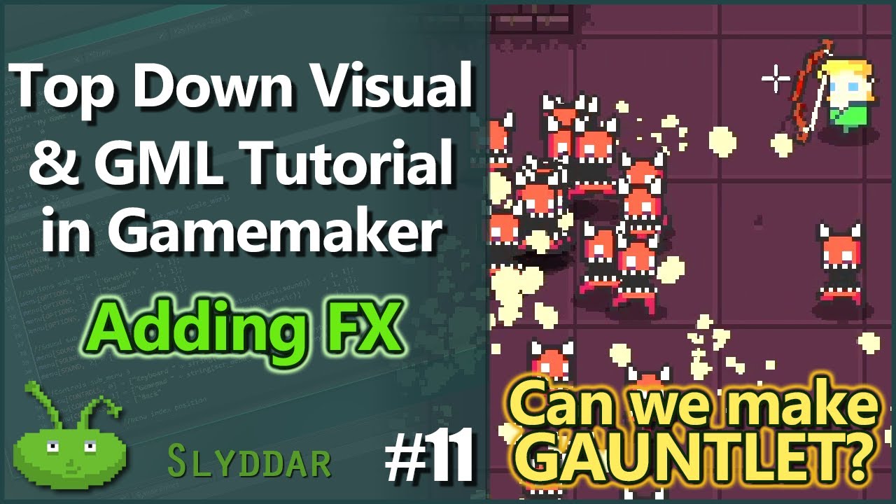 Top Down Tutorial in Gamemaker #11 Adding FX