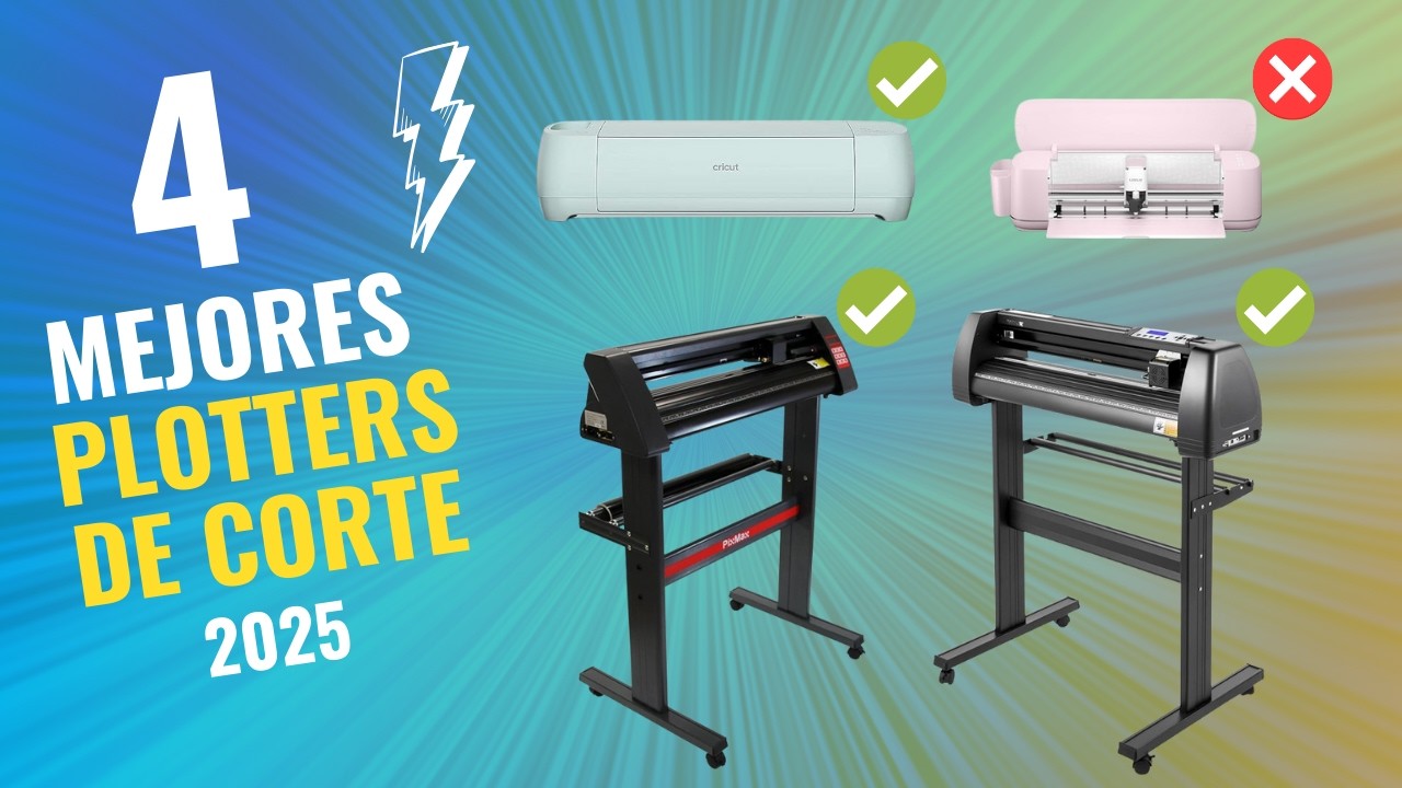 😱✂️ Los 4 Mejores PLOTTERS DE CORTE Calidad-Precio de 2025 en Amazon ✅| NO COMPRES UNO SIN VER ESTO🚨