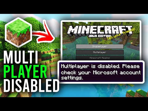How To Fix Multiplayer Disabled In Minecraft Java - Full Guide