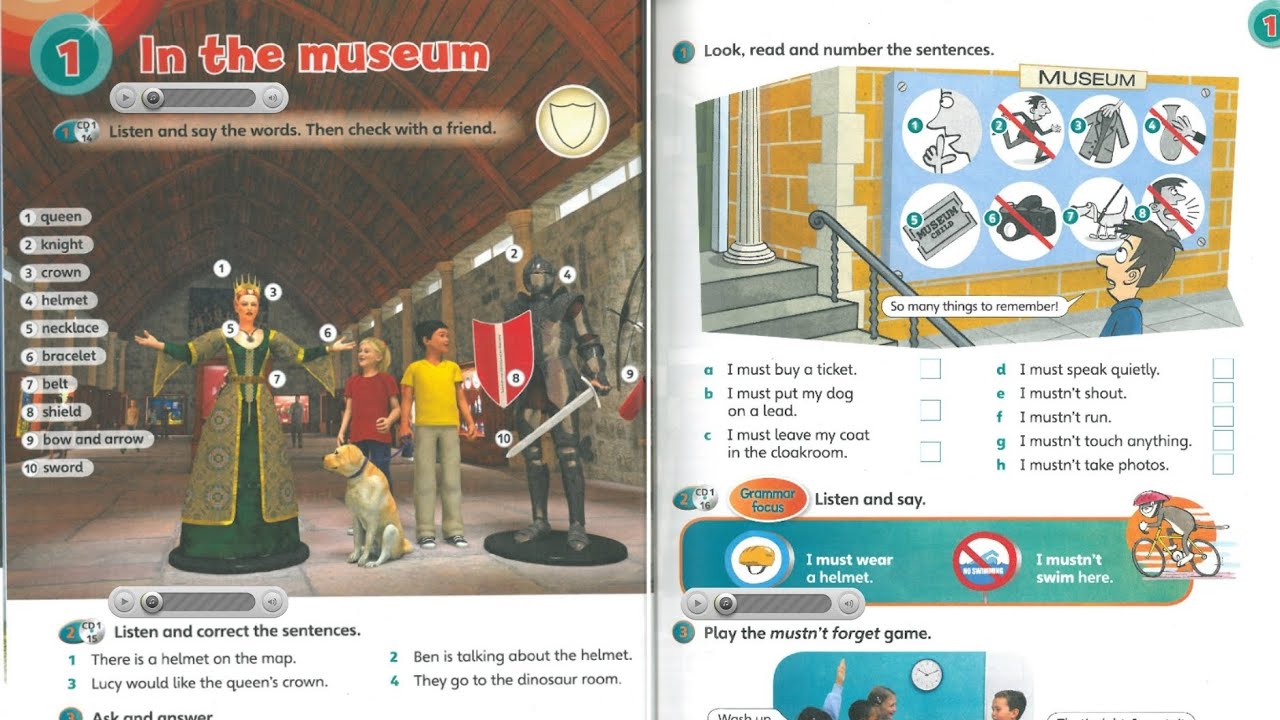 Super Minds 4 - Unit 1: In the museum