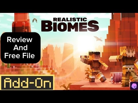 Easy way to download Minecraft Realistic Biomes Add-On for free 😍
