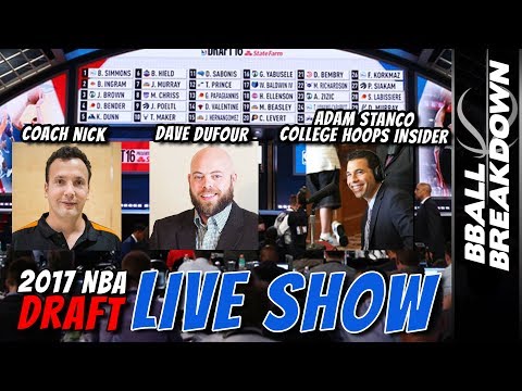 2017 NBA Draft Live Show And Analysis