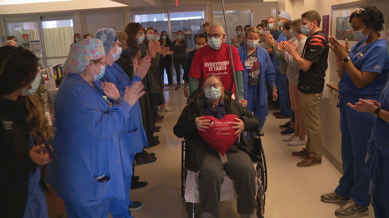 Heart transplant patient goes home from Christ Hospital