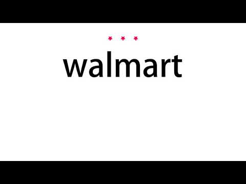 How to pronounce walmart - Vocab Today