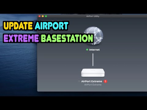 How to Update AirPort Express / Extreme Base Station from mac iPhone