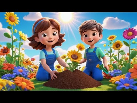 Growing Garden Groove | Fun Planting Song for Kids | Engaging Nature Rhyme for Toddlers