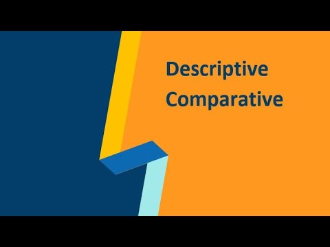 Data Analysis in Descriptive Comparative Literary Research