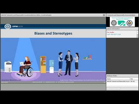 Telework and Reasonable Accommodations for Employees with Disabilities 1 0