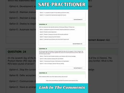 SAFe-Practitioner - SAFe Practitioner (SP) 6.0 Exam Dumps PDF