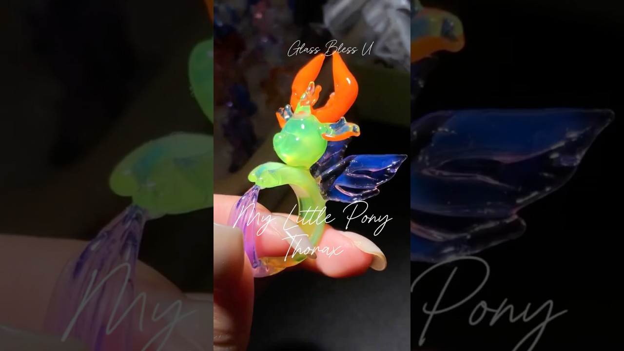 My Little Pony Thorax Glass Ring😈#mlp #mlpoc #mlpequestragirls #glassart #handmade #art