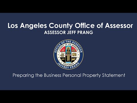 How to Prepare a Business Personal Property Statement, Form 571-L