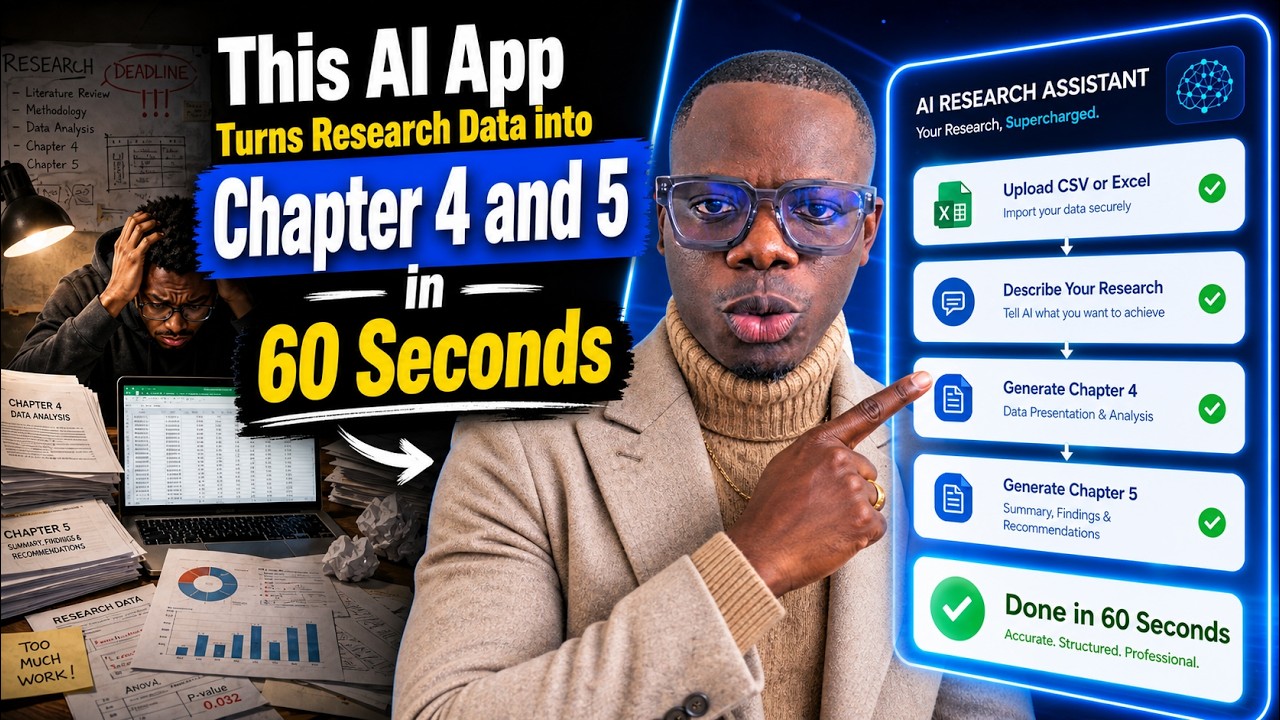 Your Research Data Becomes a Written Chapter in Seconds: I built this in a two days.