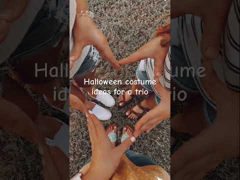 Halloween costume ideas for a trio #cute #trio #friends #aesthetc #halloween #costume