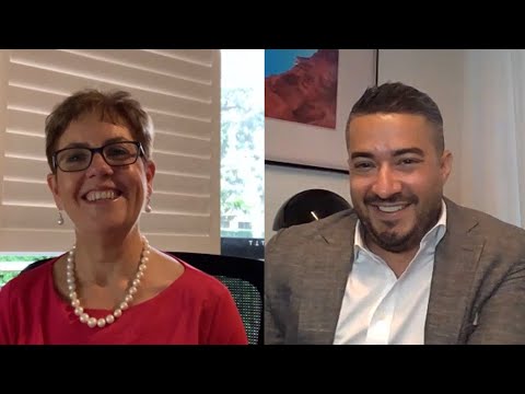 AMP Chief Executive Alexis George in conversation with Simplify Finance's Fabio De Castro