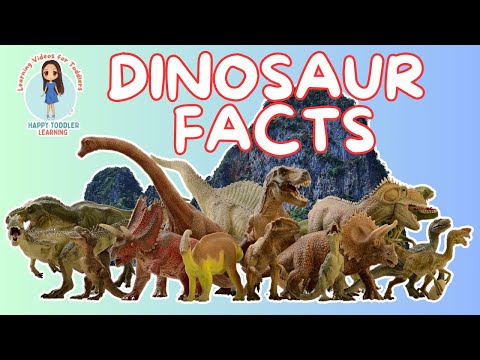 DINOSAURS FOR KIDS | Dinosaur Name | Dinosaur Facts for Kids and Toddlers | English Vocabulary