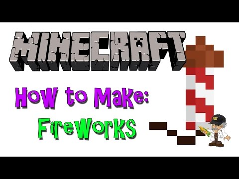 Minecraft Wiki 1 | How to make a Firework Tutorial