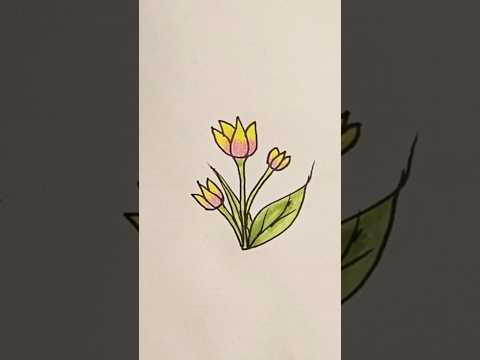 easy flower drawing| drawing| #drawing #shortsfeed #shorts #short #trending #tiktok #yt #ytshorts #e