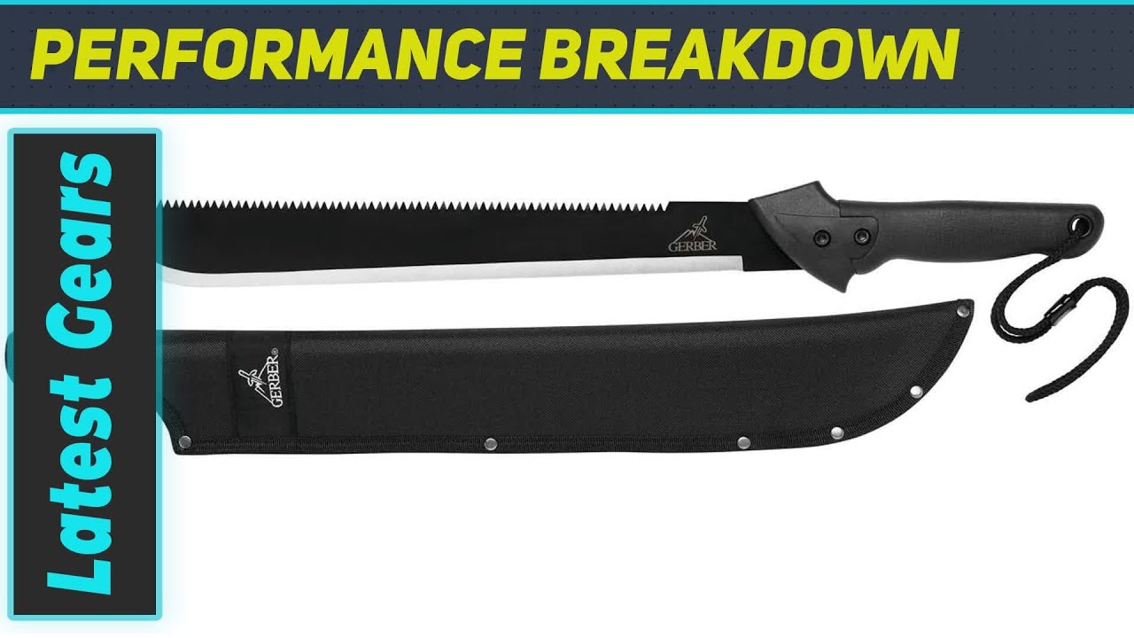 GERBER Gator Machete - Best Dual Purpose Tool for Chopping and Sawing