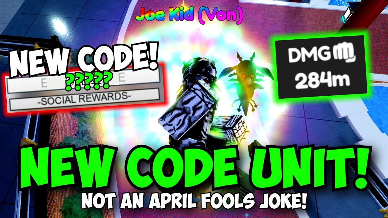 NEW FREE 6-7 STAR CODE UNIT JOESTAR HOOD VERSION! 