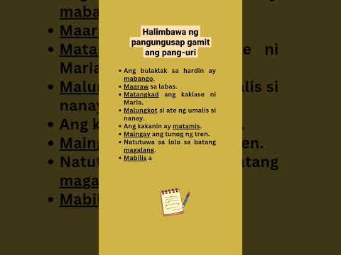 Halimbawa Ng Pangungusap Gamit Ang Pang-uri