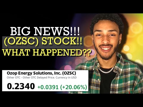 (OZSC) HUGE STOCK NEWS!! What Happened with WESCO? Is OZSC Still A Buy? OZSC Stock Update And News!
