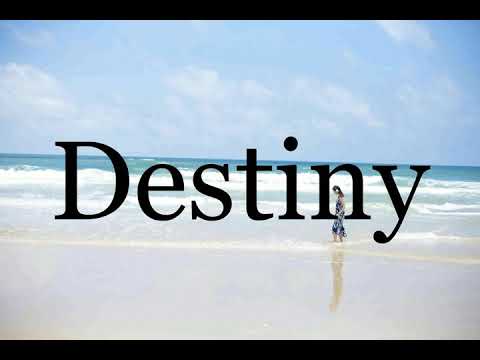 How To Pronounce Destiny๐๐๐๐๐๐Pronunciation Of Destiny