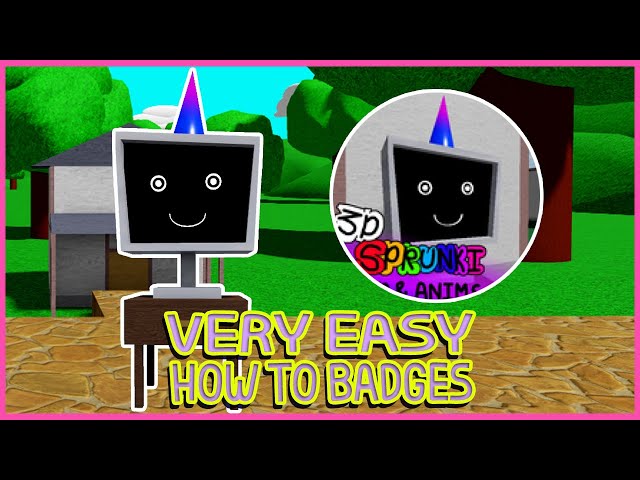 Roblox - Upd - How to get Simon's Realm : Mr. Fun Computer Badge in 3D ...