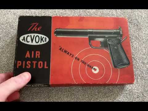 ACCLES & SHELVOKE “ THE ACVOKE “ .177 Air Pistol.