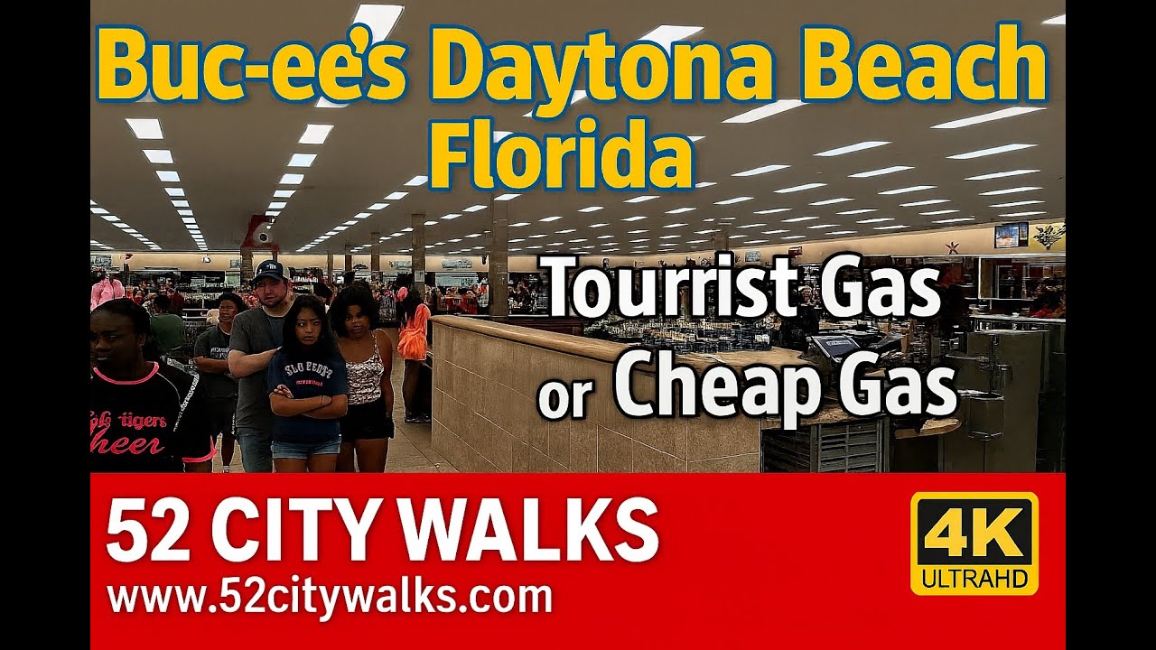 Walking Through Buc-ee’s Daytona Beach Florida | Is It a Tourist Trap or Just Cheap Gas? (4K)