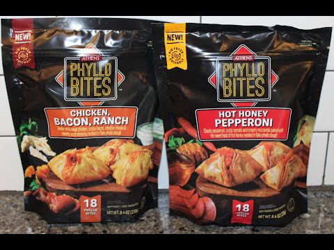 Athens Phyllo Bites: Chicken, Bacon, Ranch and Hot Honey Pepperoni Review