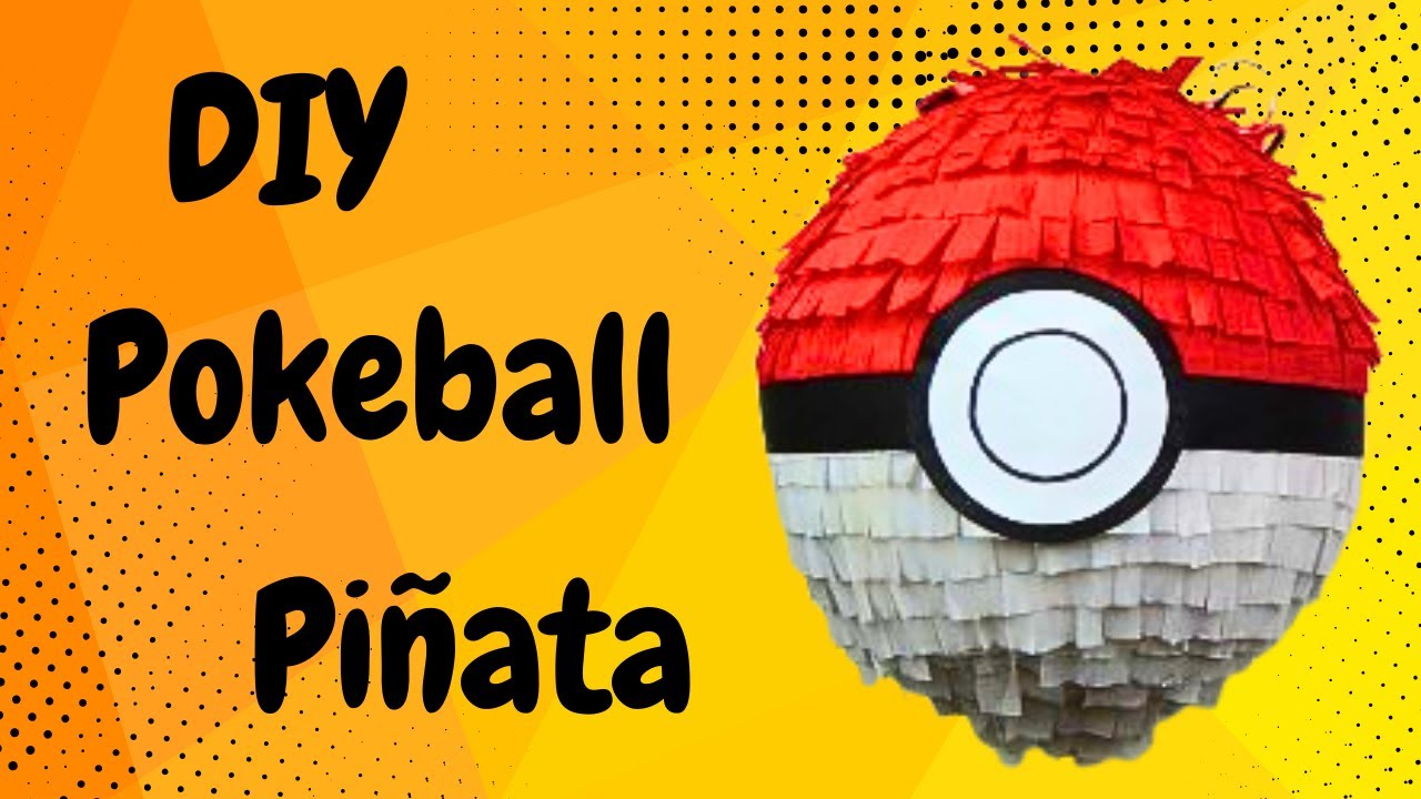Pokeball Pinata - Pokemon. DIY Pinata - DIY World