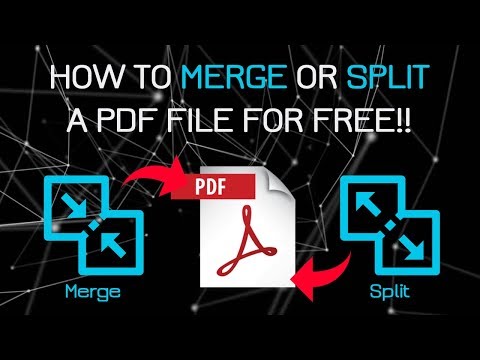 How to Merge or Split a PDF for Free ! (2 Options)