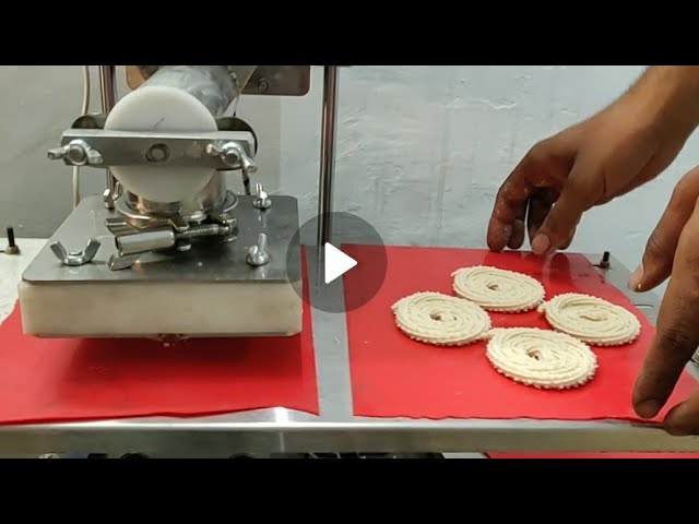 Murukku Chakali Making Machine - Murukku Machine With Conveyor System ...