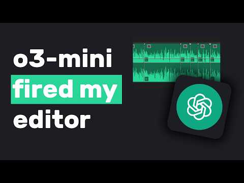 How I Automated Video Editing with AI (gpt-o3) EASY