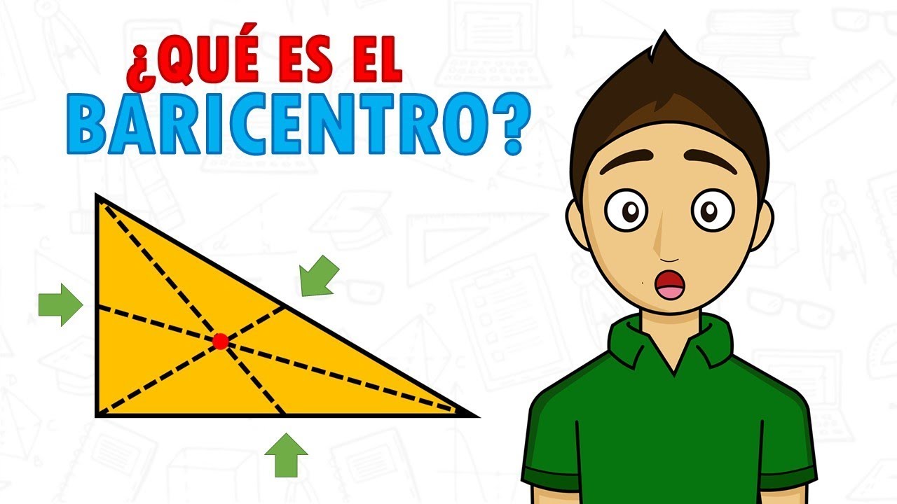 Super easy barycenter - Medians of a triangle for beginners