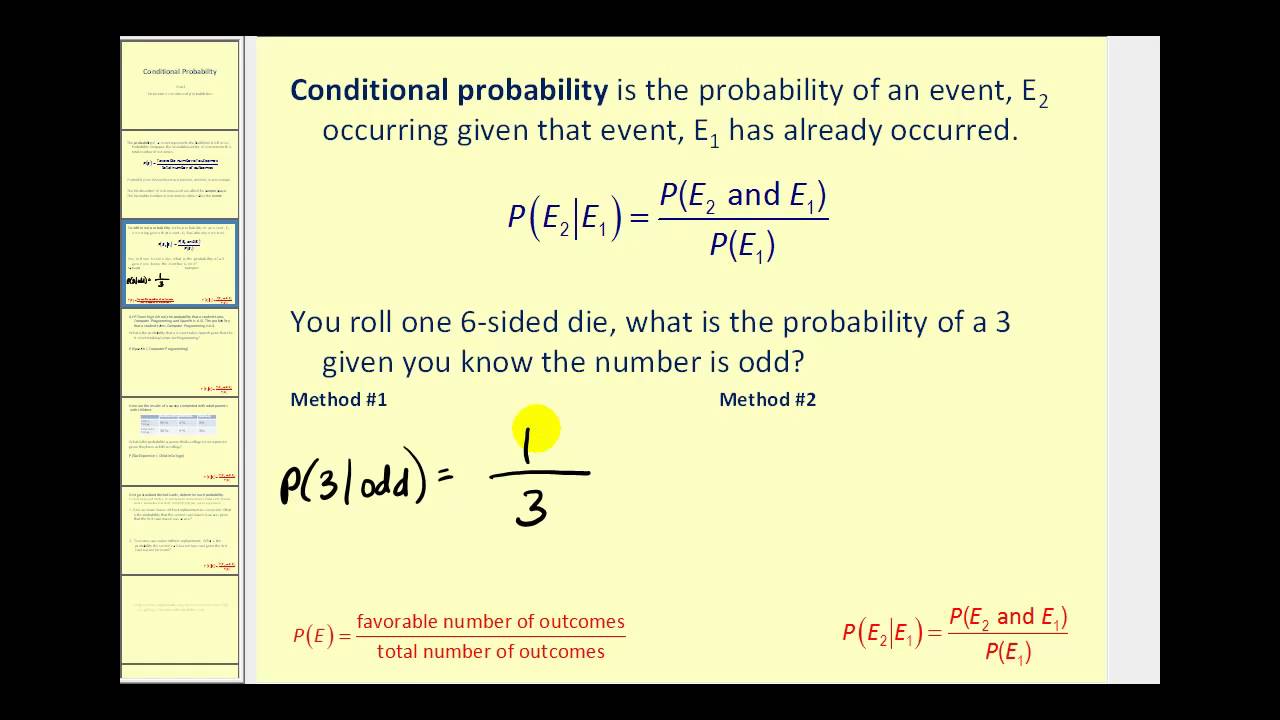 (New Version Available) Conditional Probability