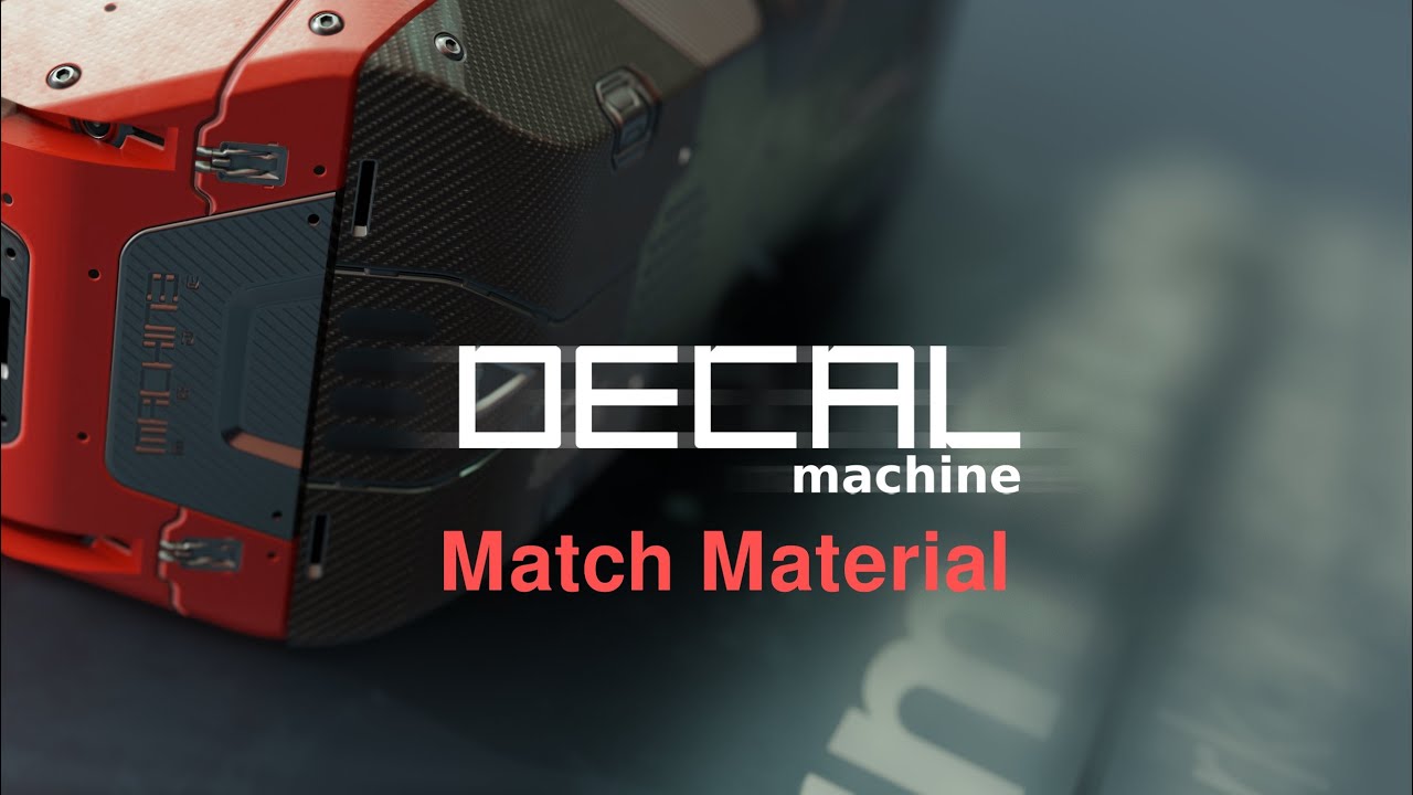 DECALmachine 1.9 - Match Material