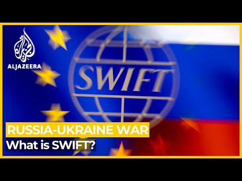 What is SWIFT and why were some Russian banks excluded from it?