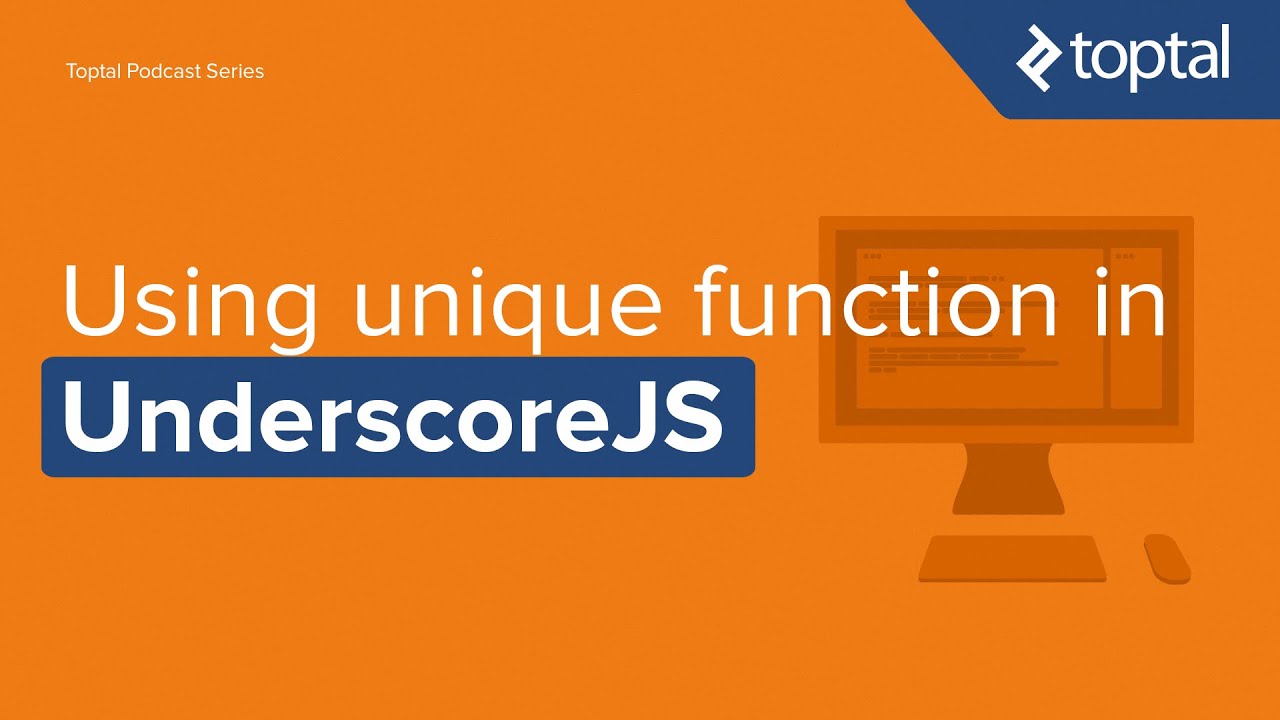 JavaScript Video Tutorial - Using uniq() function in UnderscoreJS