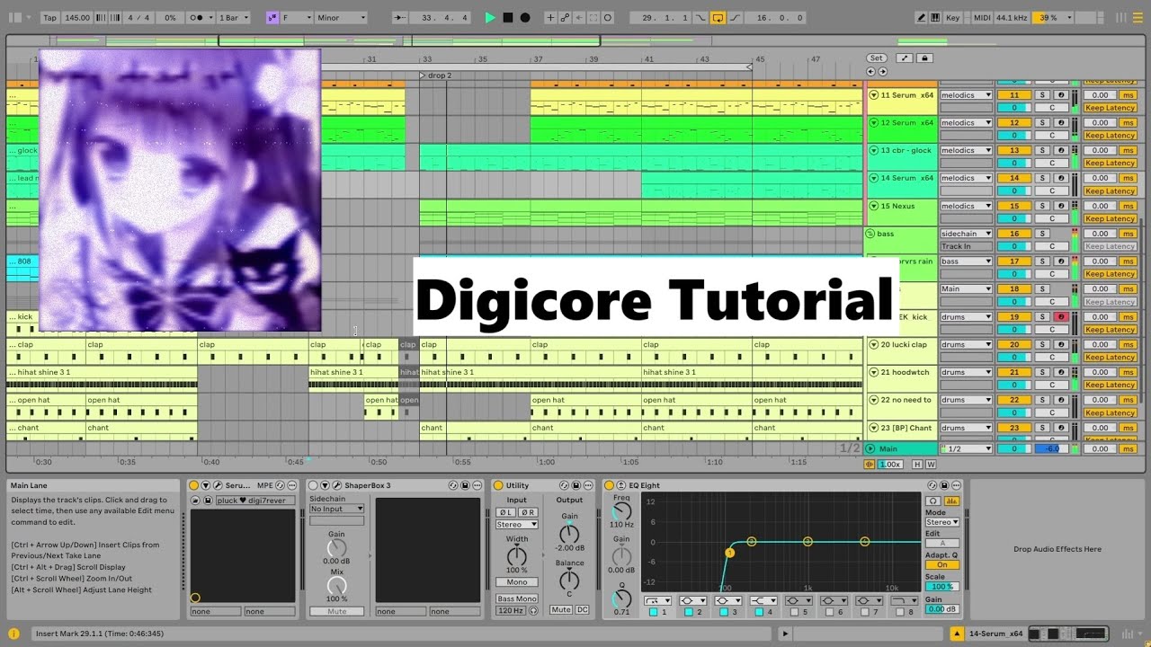 Digicore Ableton Tutorial (FULL ARRANGEMENT) 2025