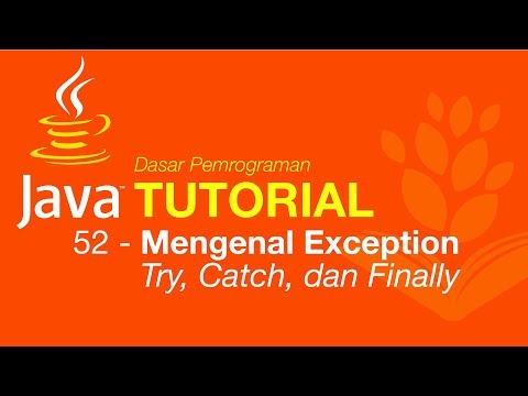 Learn Belajar Java Dasar 52 Mengenal Exception Try Catch dan Finally - Mind Luster
