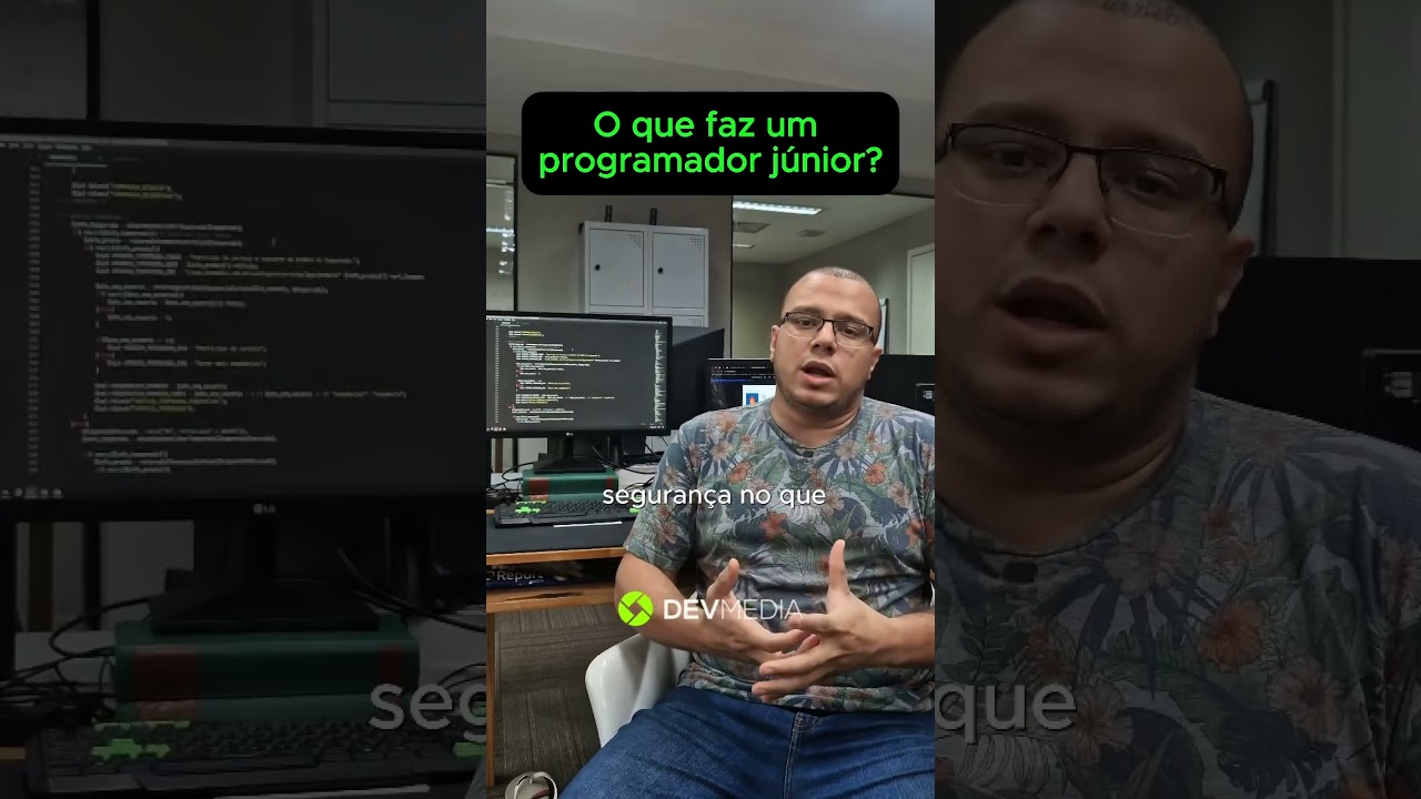Quer saber o que faz um programador Júnior? 💻 #tecnologia #programacao #devmedia