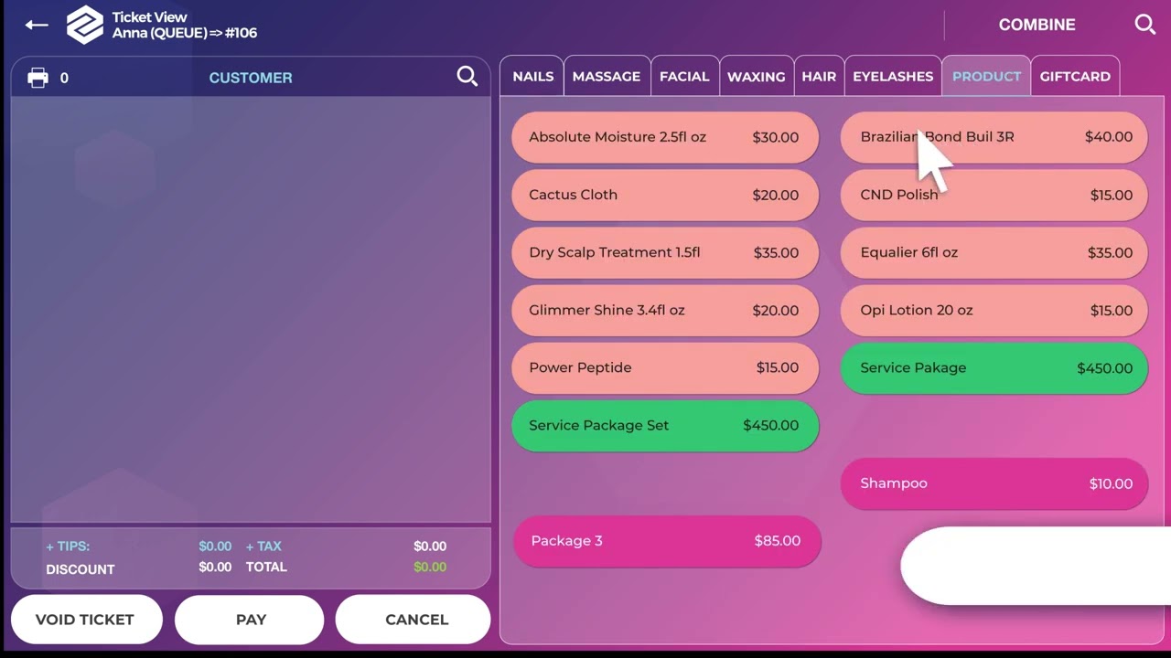 ZOTA | Salon Management System Reinvented - How to do a Fast Sale