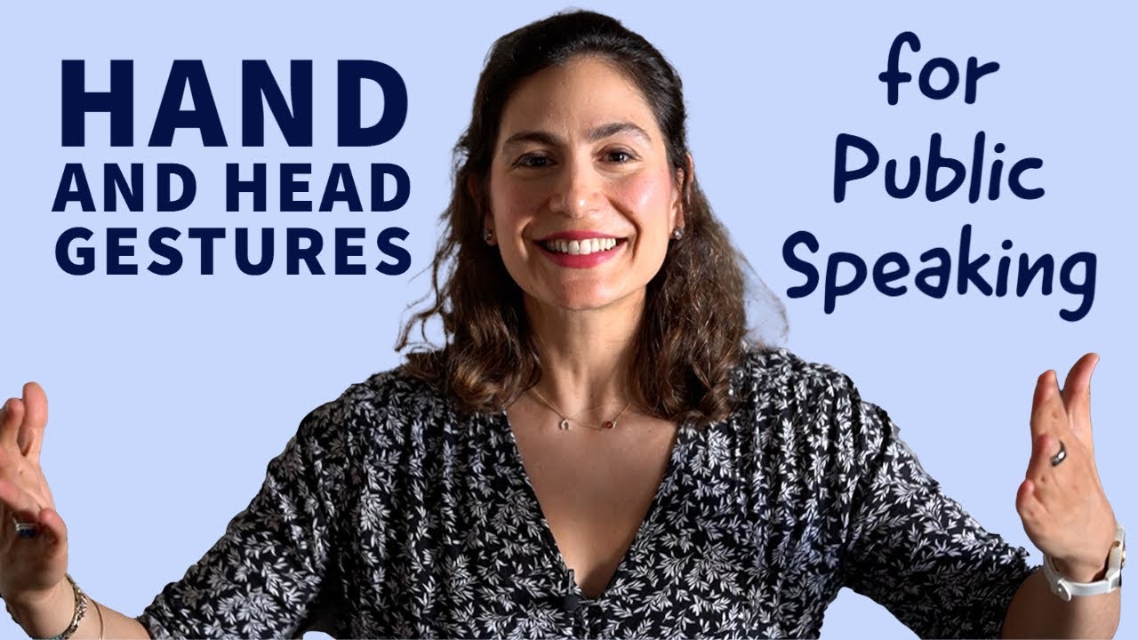 Hand Gestures and Head Movement for PUBLIC SPEAKING and PRESENTATIONS 🎙