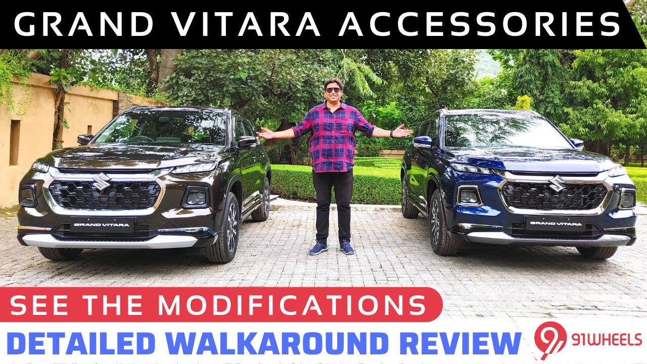Maruti Nexa Grand Vitara Accessories Packs || Walkaround Review of Enigmax & Enigmax X Modifications