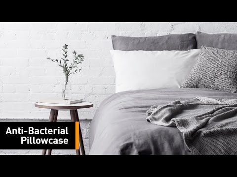 This Anti-Bacterial Pillowcase Has Silver Woven Into The Fabric