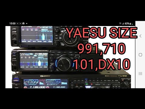 YAESU - SIZE COMPARISON