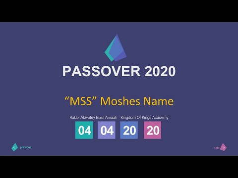 The Meaning of the name Moses