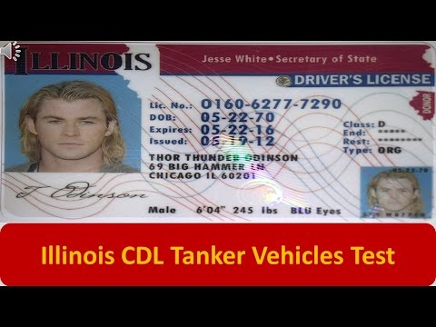 Illinois CDL Tanker Vehicles Test