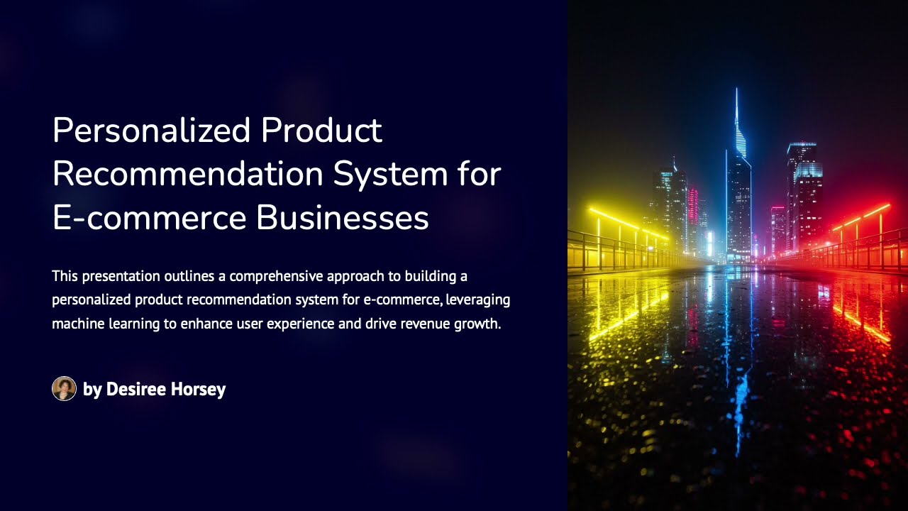 Personalized Product Recommendation Techniques for eCommerce